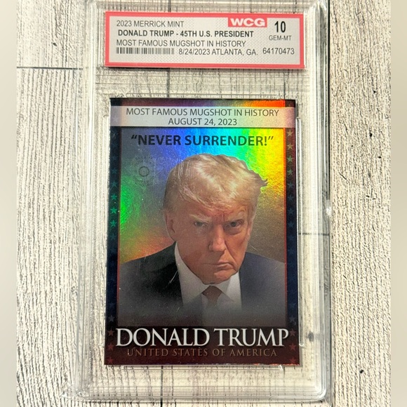 Other | Us President Donald Trump Never Surrender Mugshot Limited ...